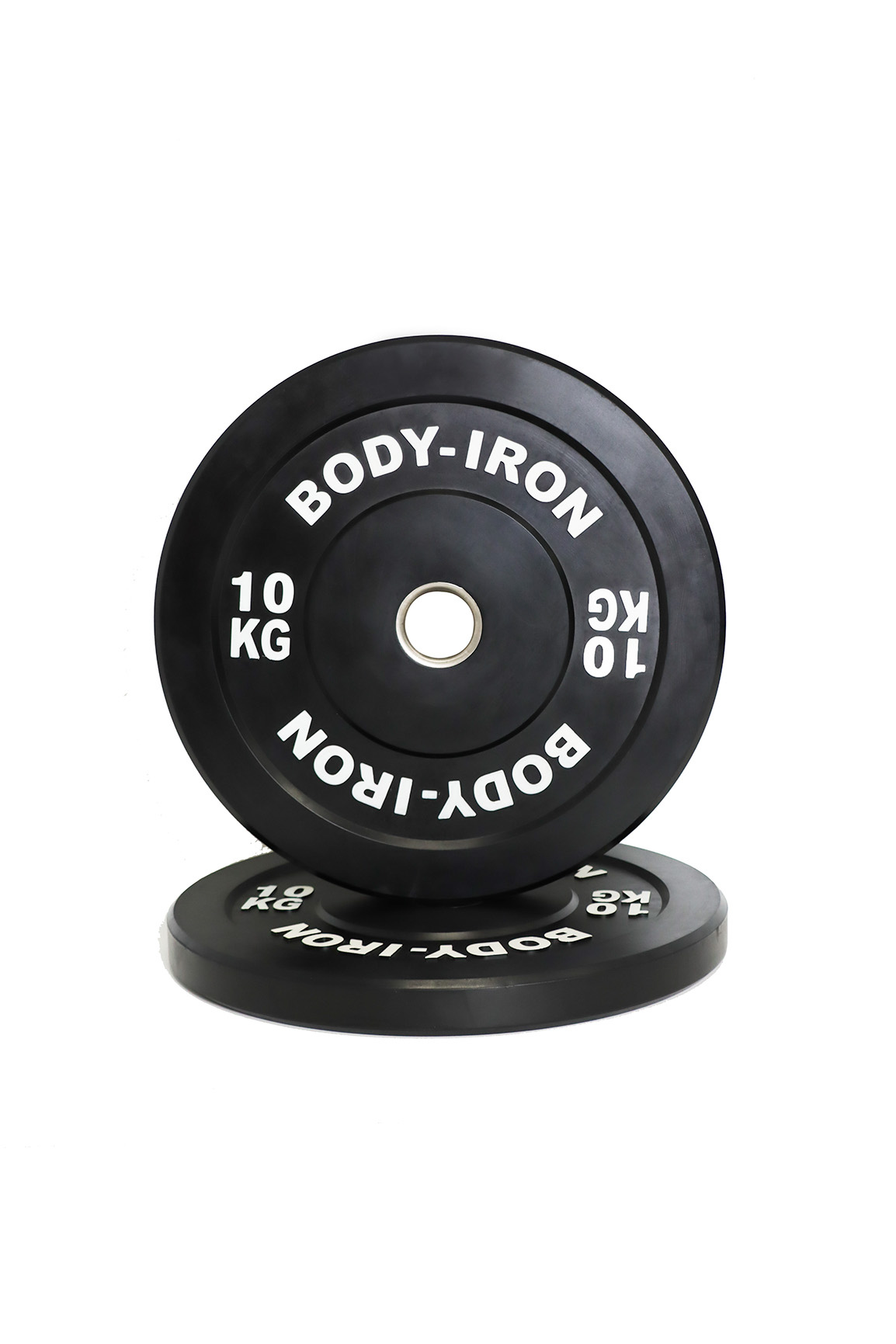 Body Iron 10 Kg Bumper Plate Black