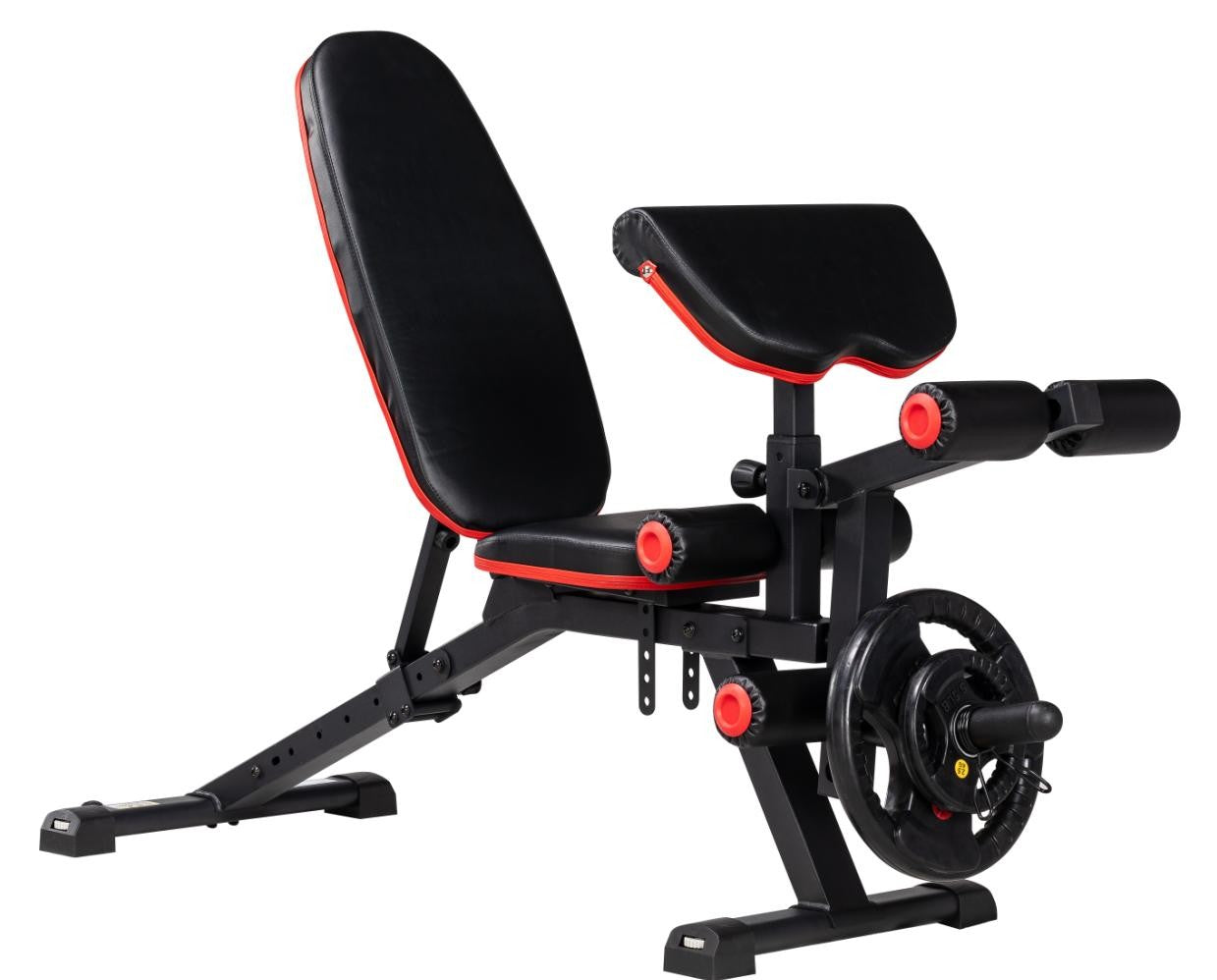 Body Iron Deluxe Leg/Preacher Curl Utility FID Bench UB250